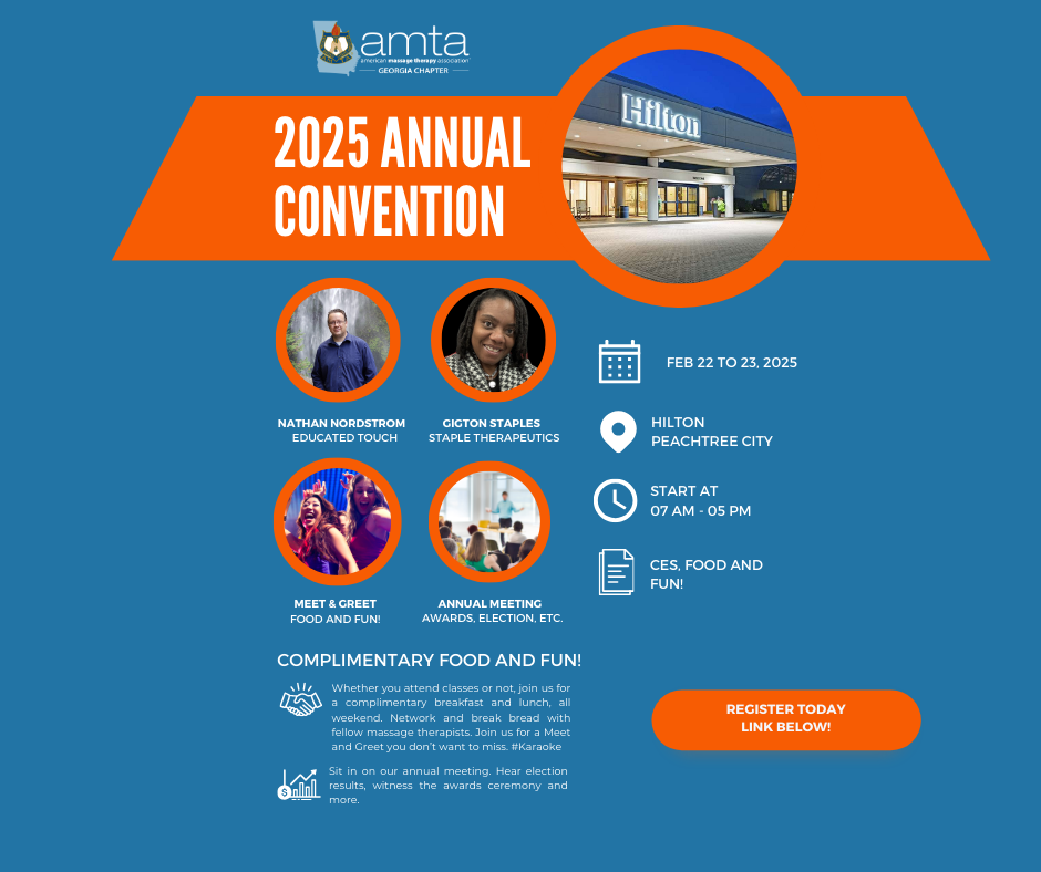 2025 State Convention - AMTA Georgia Chapter