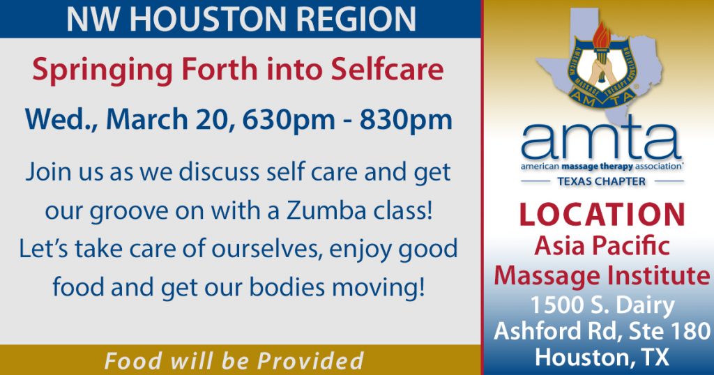 NW Houston March 2024 Meeting - AMTA Texas Chapter