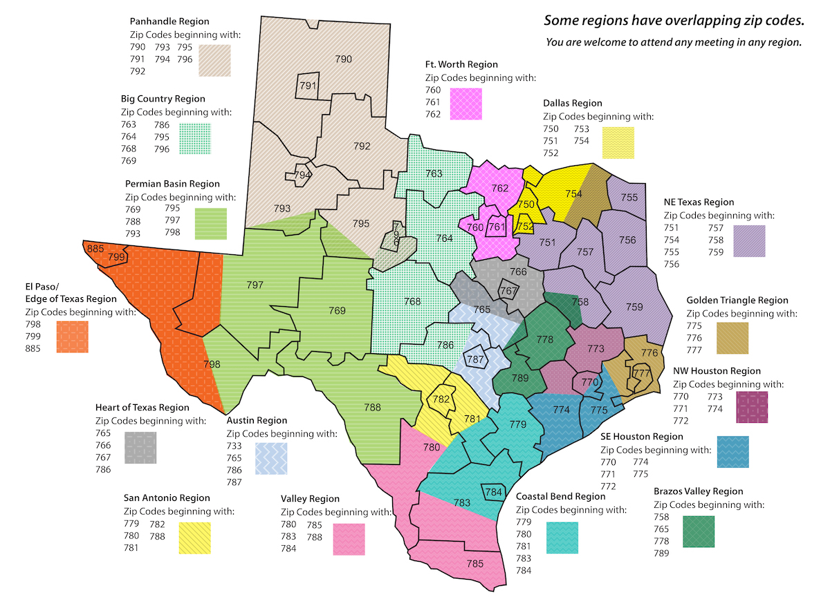Regions - AMTA Texas Chapter